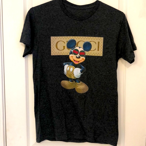 H&M | Shirts | Mens Super Cute Mickey Mouse Tee Size S 0 Polynwot ...